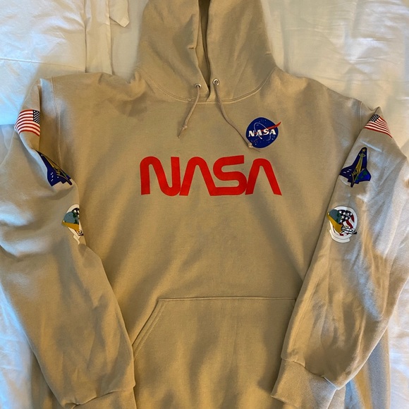 Artist Union Clothing Co. | Shirts | Copy Nasa Mens Hoodie With Patches ...